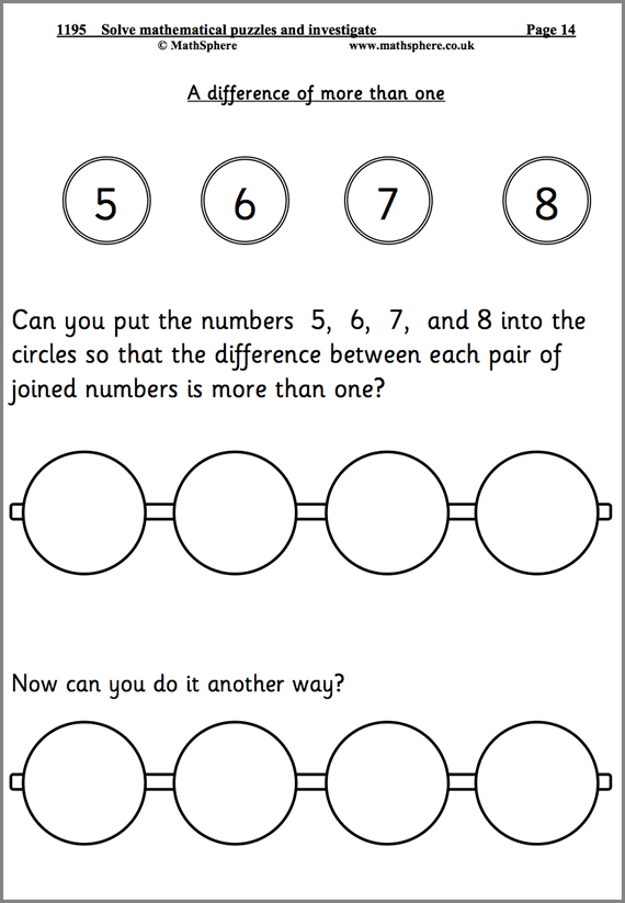 MathSphere Year 1 Maths Worksheets
